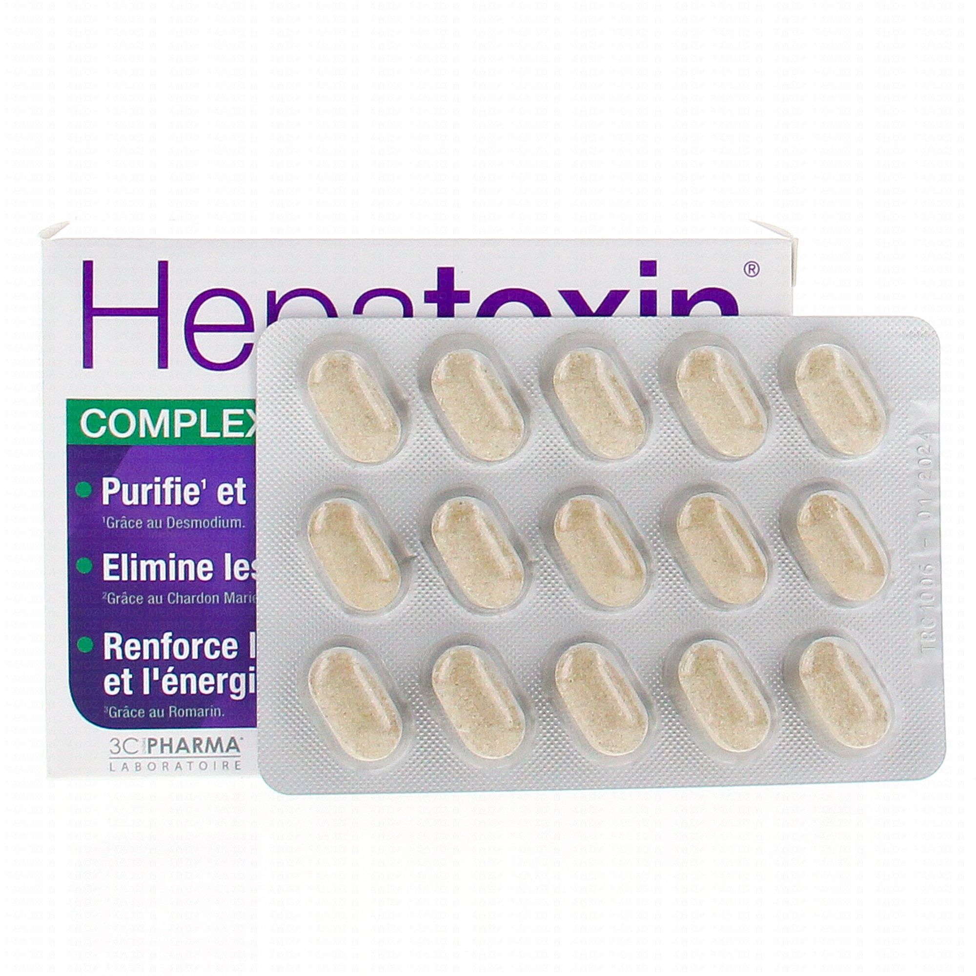 3C PHARMA Hepatoxin - Boite de 60 comprimés - Parapharmacie Prado Mermoz