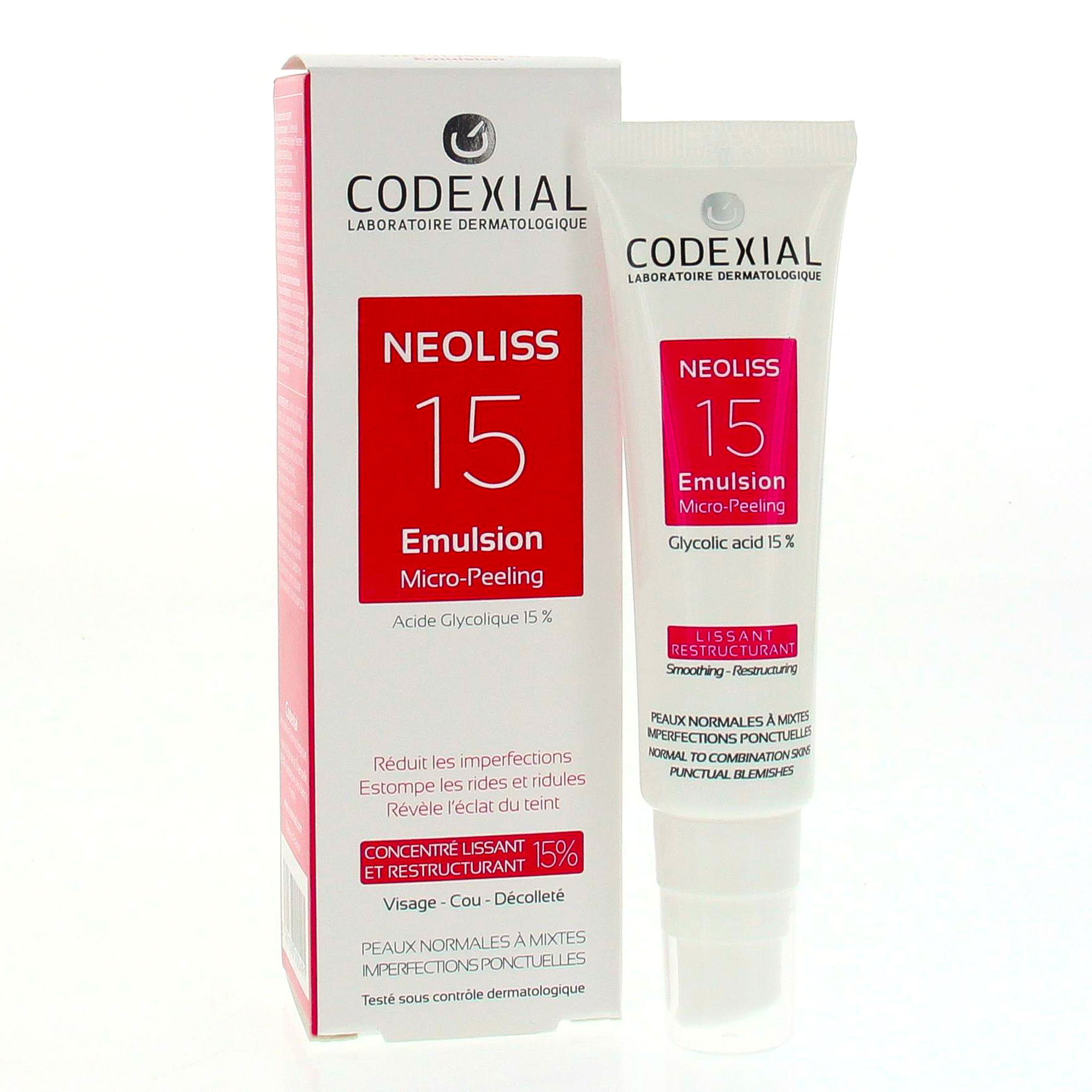 CODEXIAL NeoLiss 15 Emulsion flacon 30ml - Parapharmacie en ligne ...