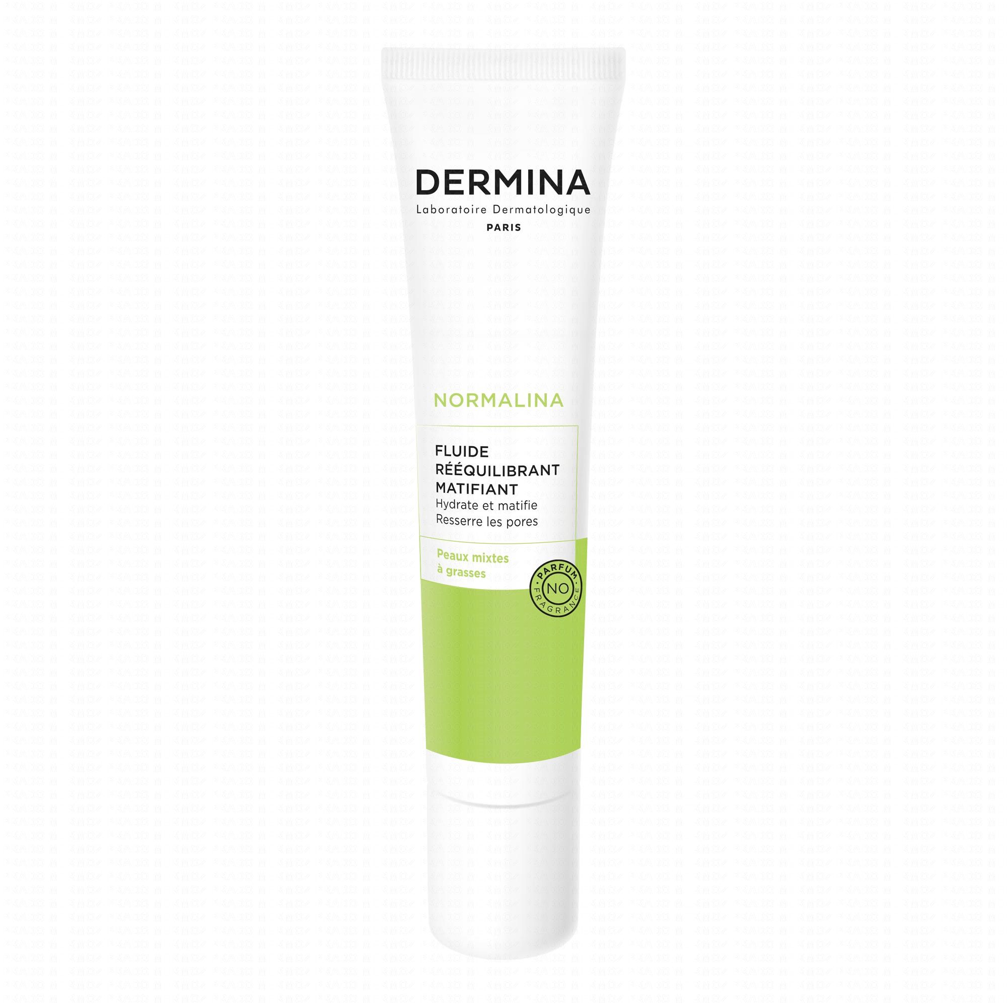 DERMINA Normalina fluide rééquilibrant matifiant tube 40ml ...