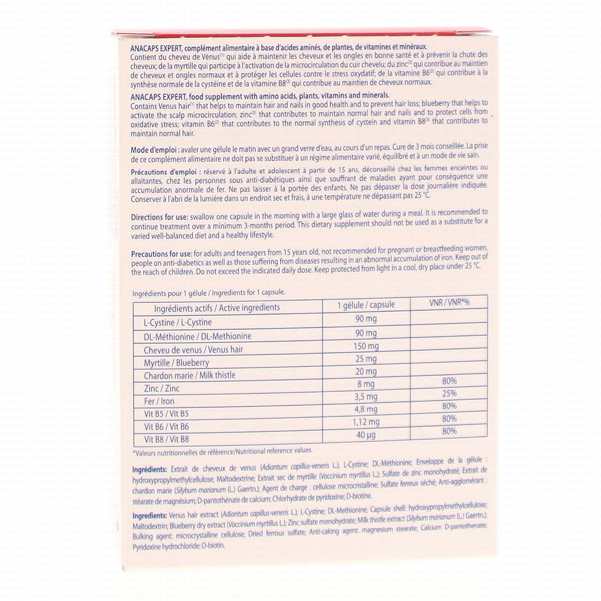 DUCRAY Anacaps Expert - Chute de cheveux chronique 30 gélules ...