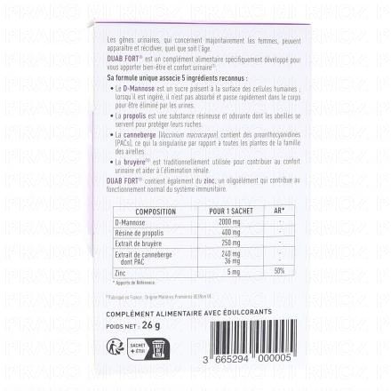 GRANIONS Duab Fort confort urinaire 7 sachets - Parapharmacie Prado Mermoz