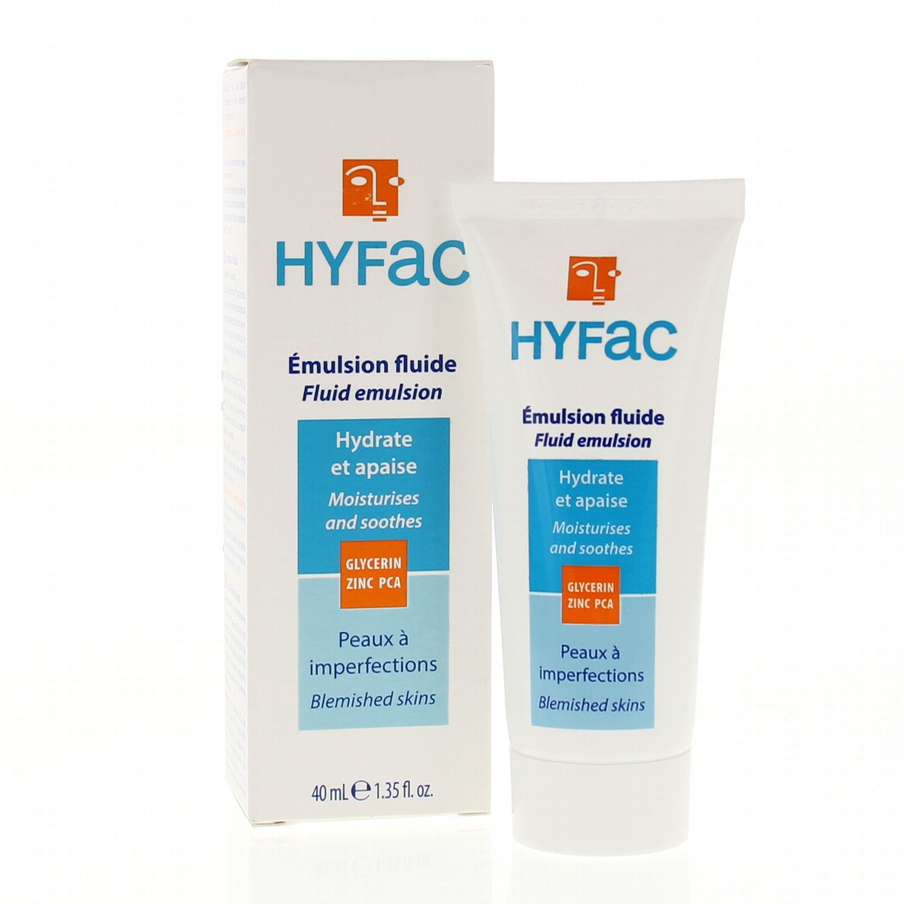 HYFAC Emulsion fluide tube 40ml - Parapharmacie en ligne - Prado Mermoz