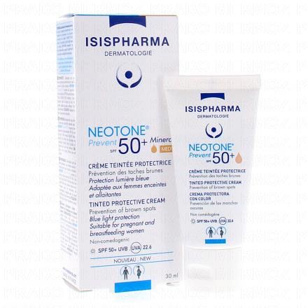 ISISPHARMA Neotone Prevent SPF50+ Minéral Crème teintée 30ml - Parapharmacie Prado Mermoz