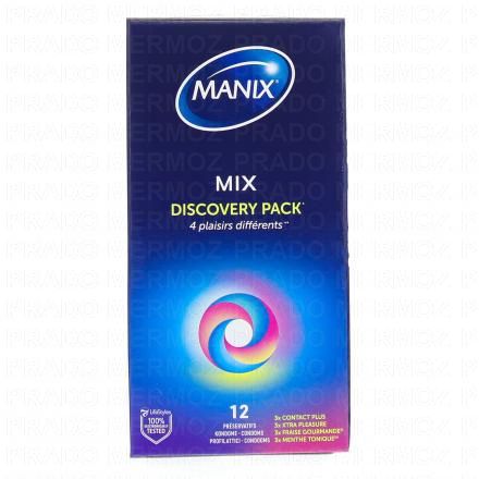 MANIX Mix Discovery Pack 12 Préservatifs - Parapharmacie Prado Mermoz