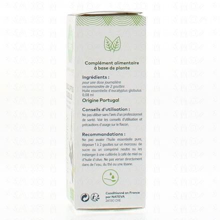 PHARMASCIENCE Huile essentielle d'Eucalyptus globulus bio flacon 10 ml - Parapharmacie Prado Mermoz