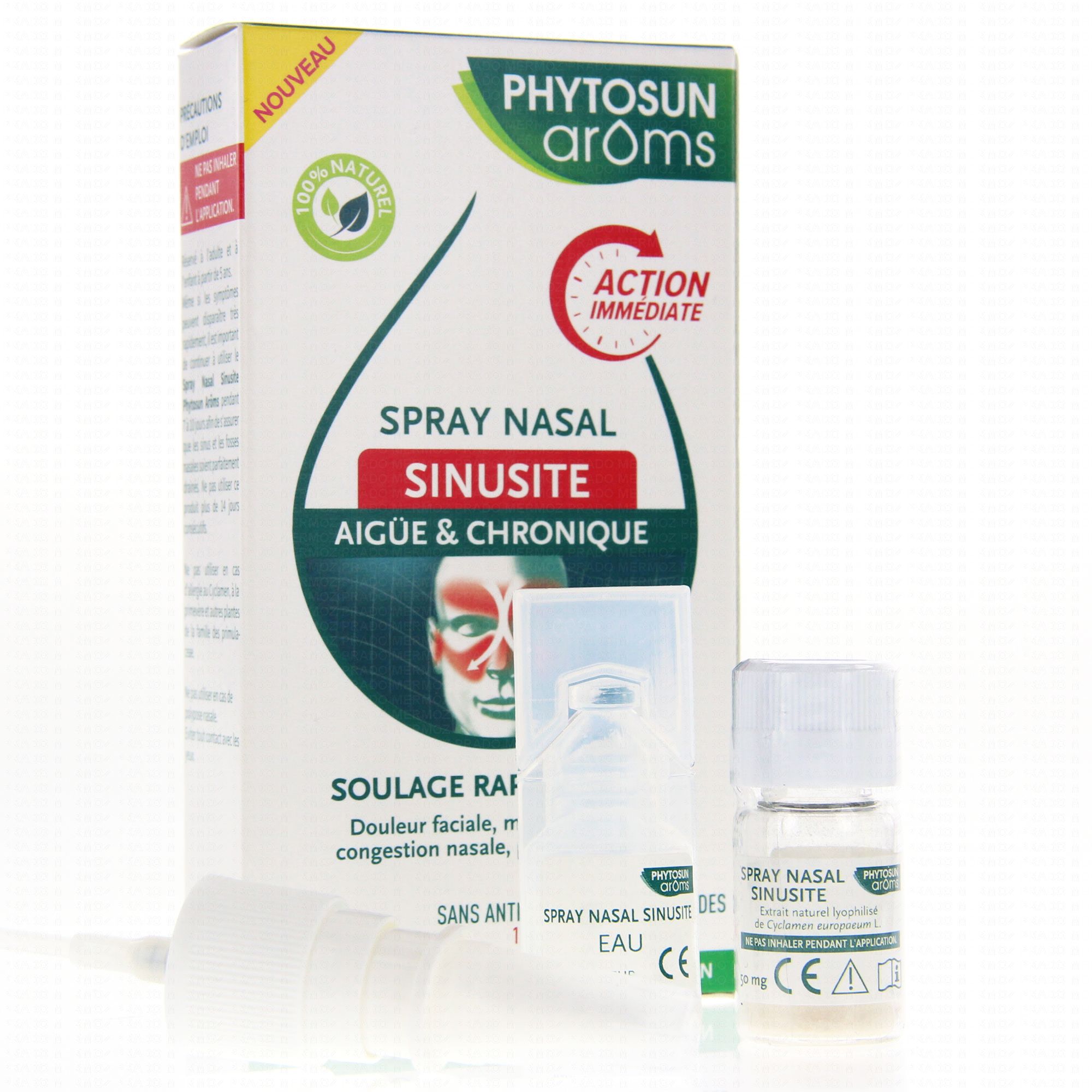PHYTOSUN AROMS Spray nasal sinusite aigüe et chronique 50mg ...