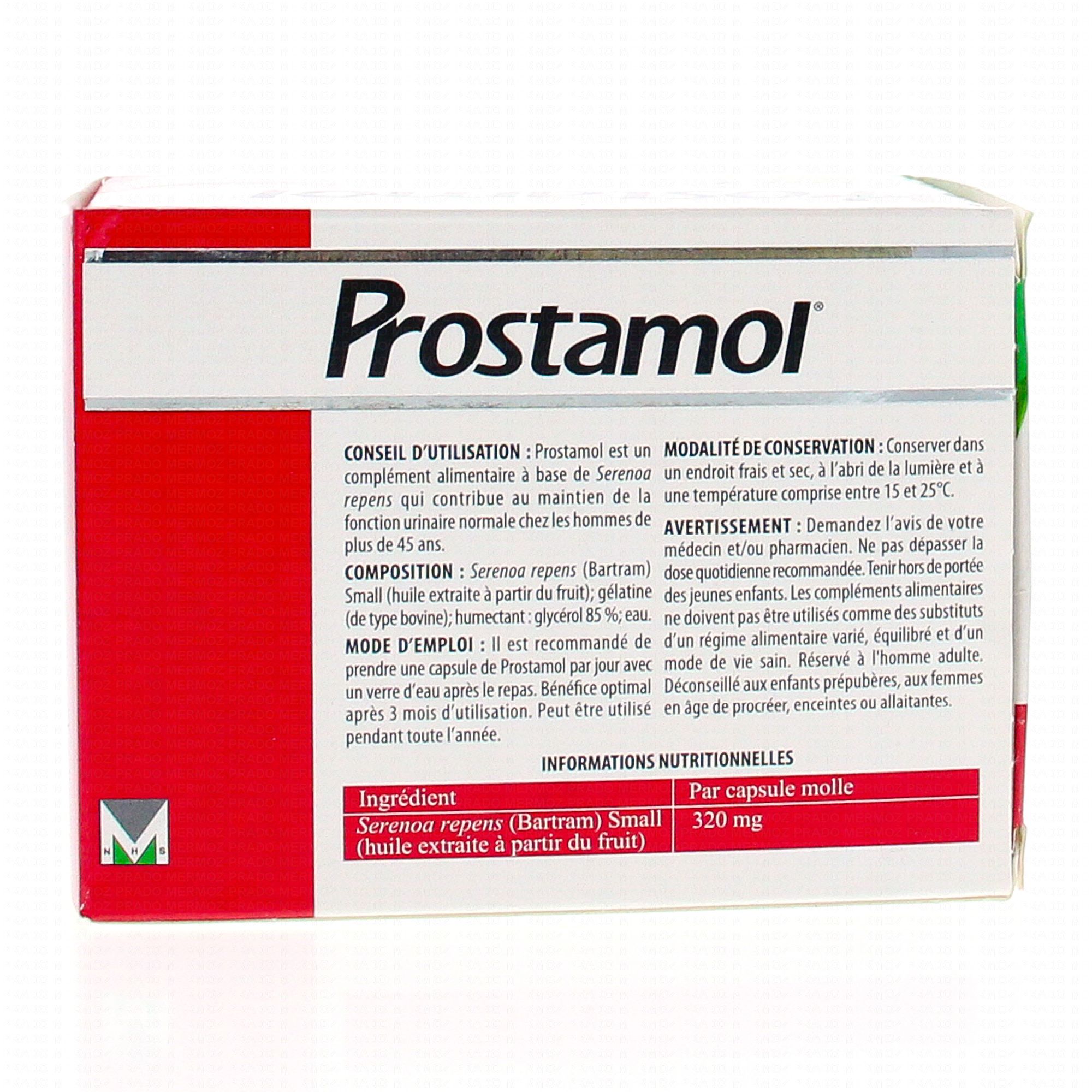 PROSTAMOL 90 capsules - Parapharmacie Prado Mermoz