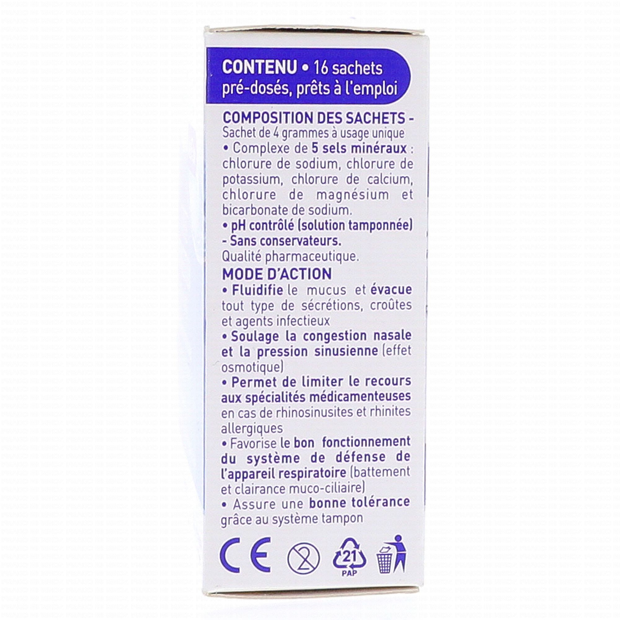 RESPIMER Sachets pour irrigation nasale 16 sachets - Parapharmacie ...