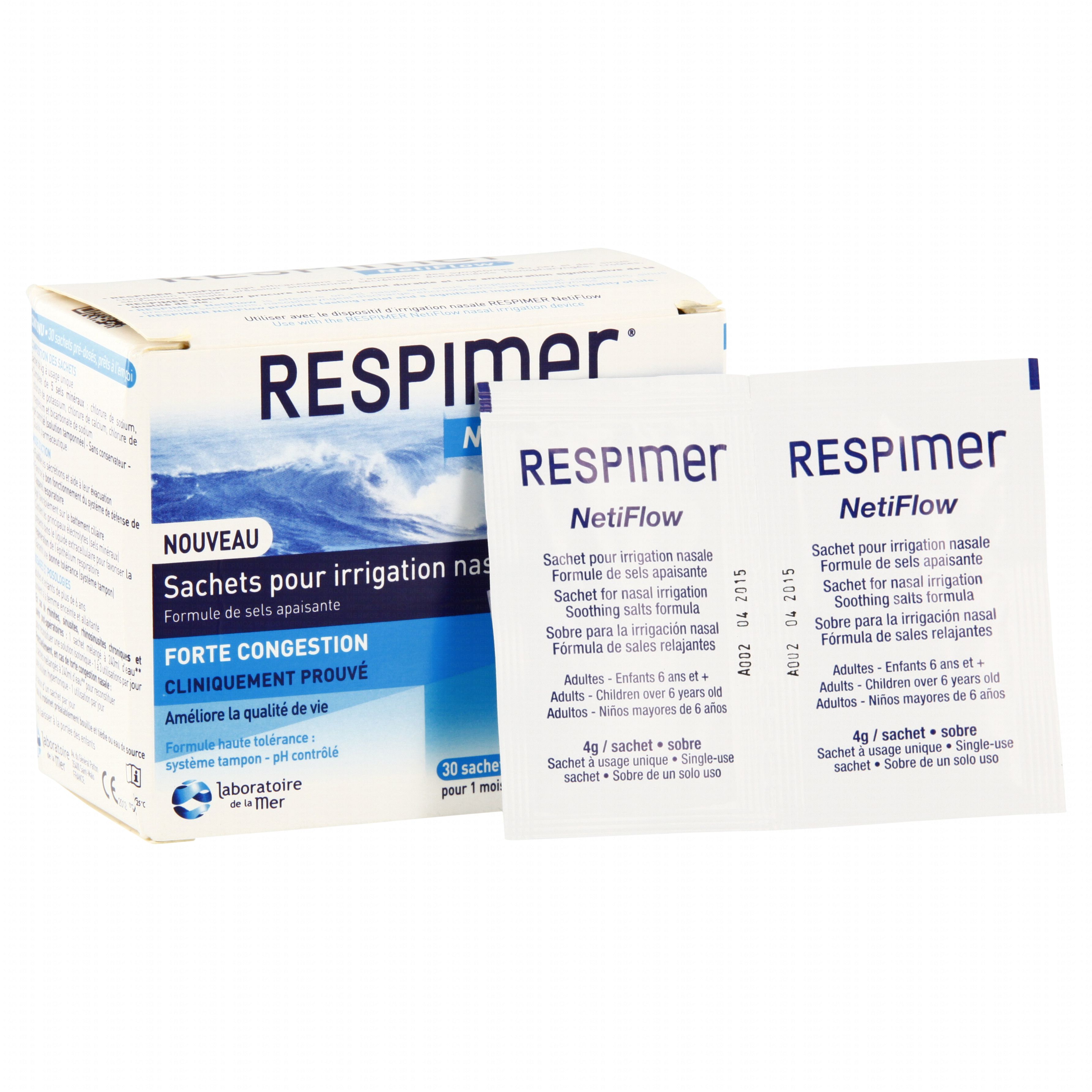 RESPIMER Sachets pour irrigation nasale 30 sachets - Parapharmacie ...