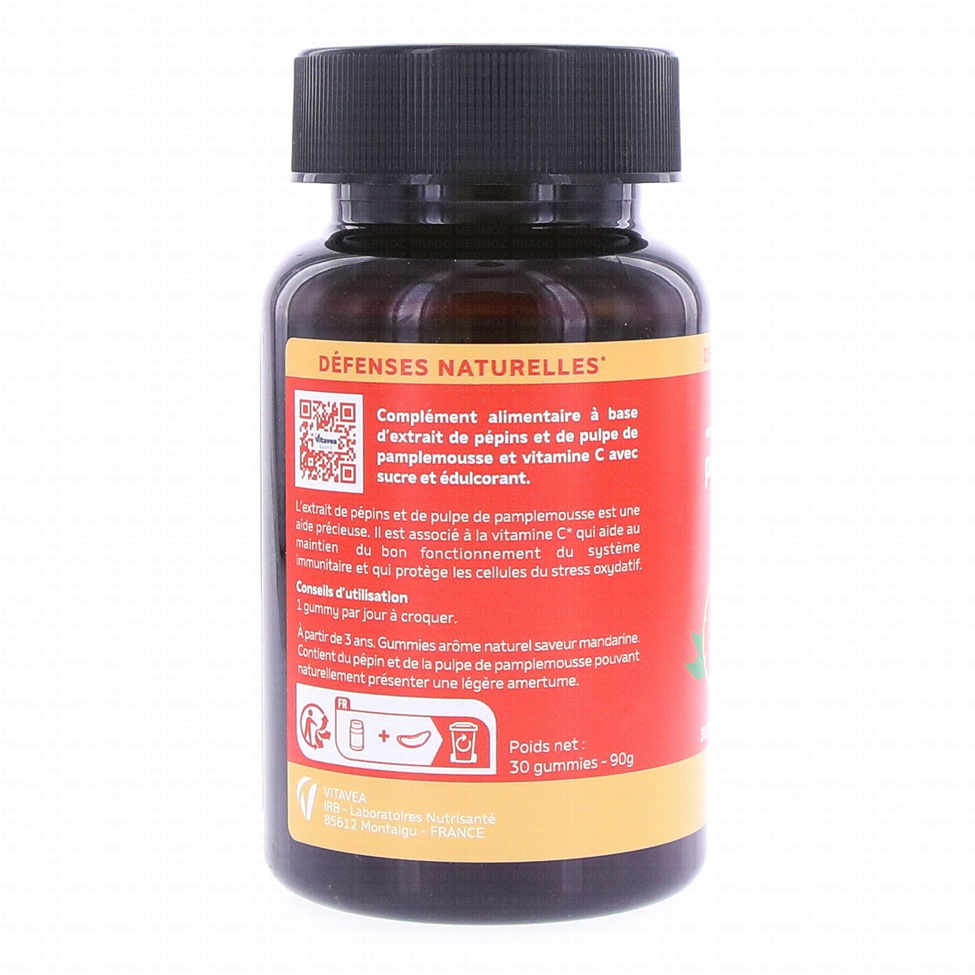 VITAVEA Extrait de Pépins de Pamplemousse 30 Gummies - Parapharmacie ...